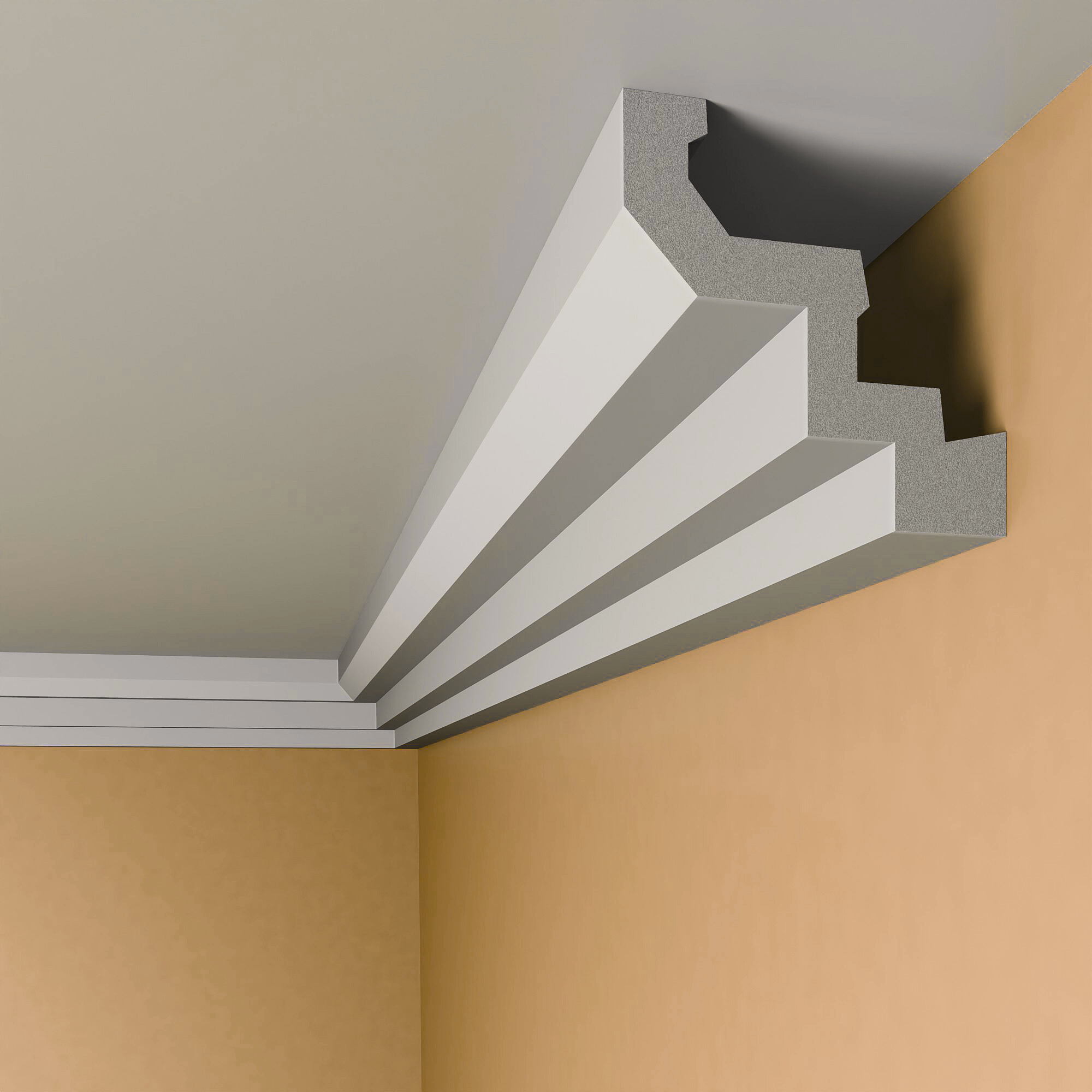 Polystyrene Coving for Wall Ceiling BSX7 Lightweight XPS – Homemerce