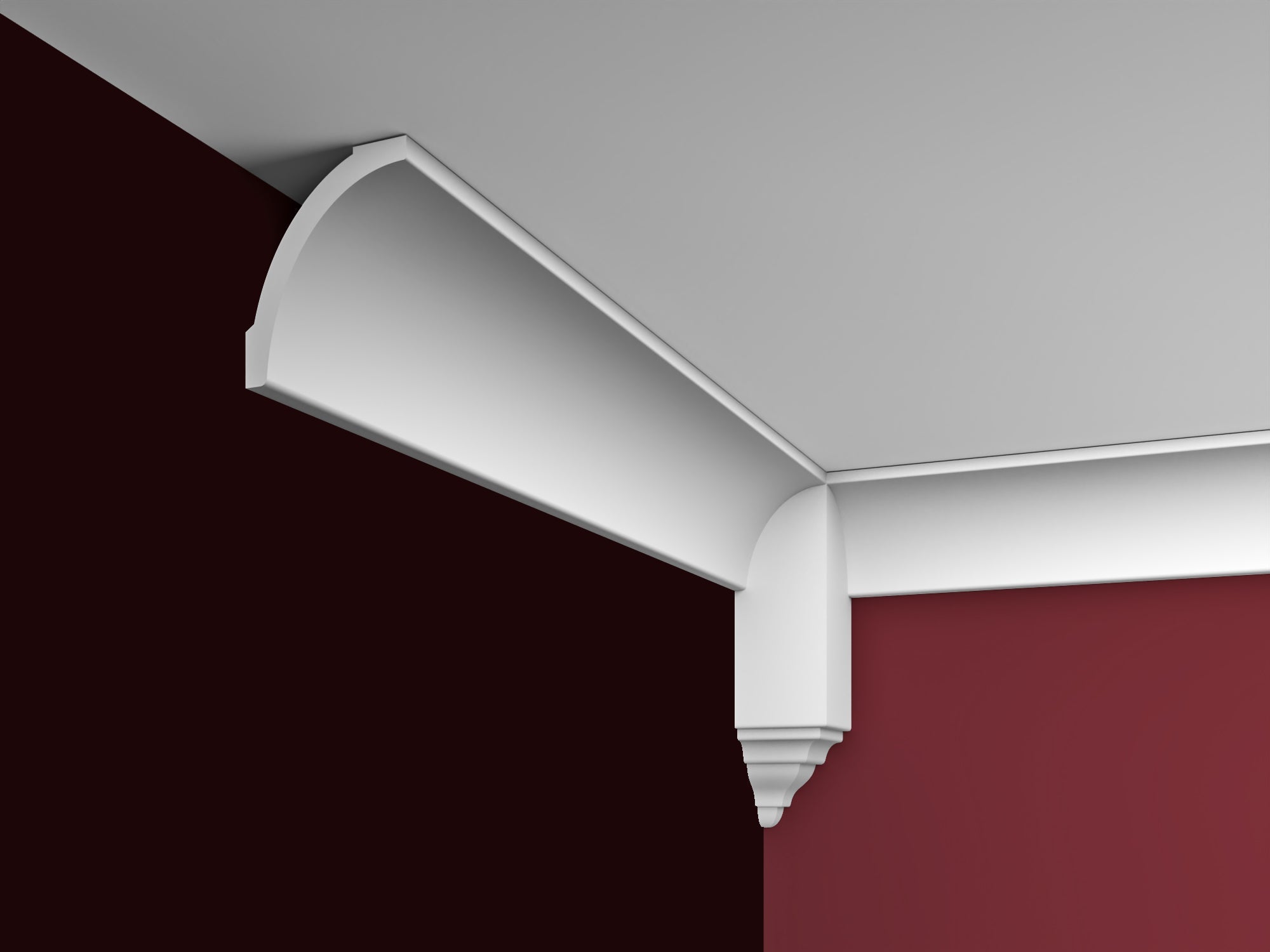 Polystyrene Coving for Wall Ceiling HL100 68mm x 60mm Lightweight XPS ...